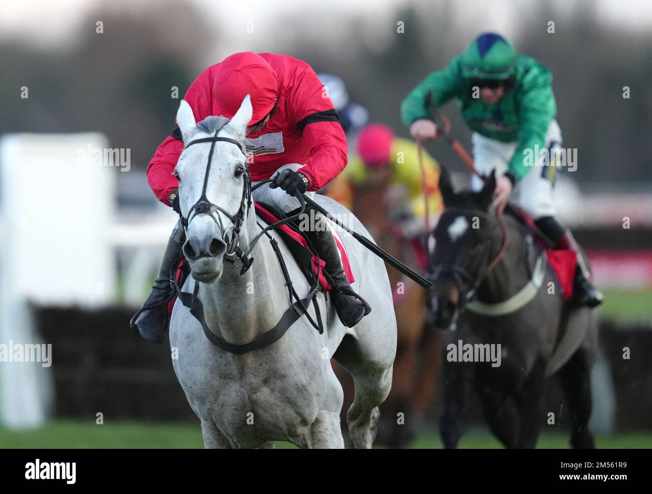 Grey Dawning Ridted by Harry Skelton Sieger des Ladbrokes Fanzone „Your ...