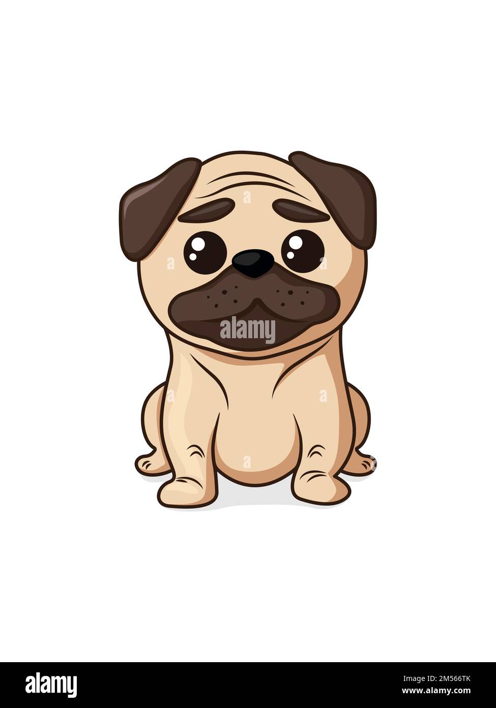 Mops lustig Stock-Vektorgrafiken kaufen - Alamy