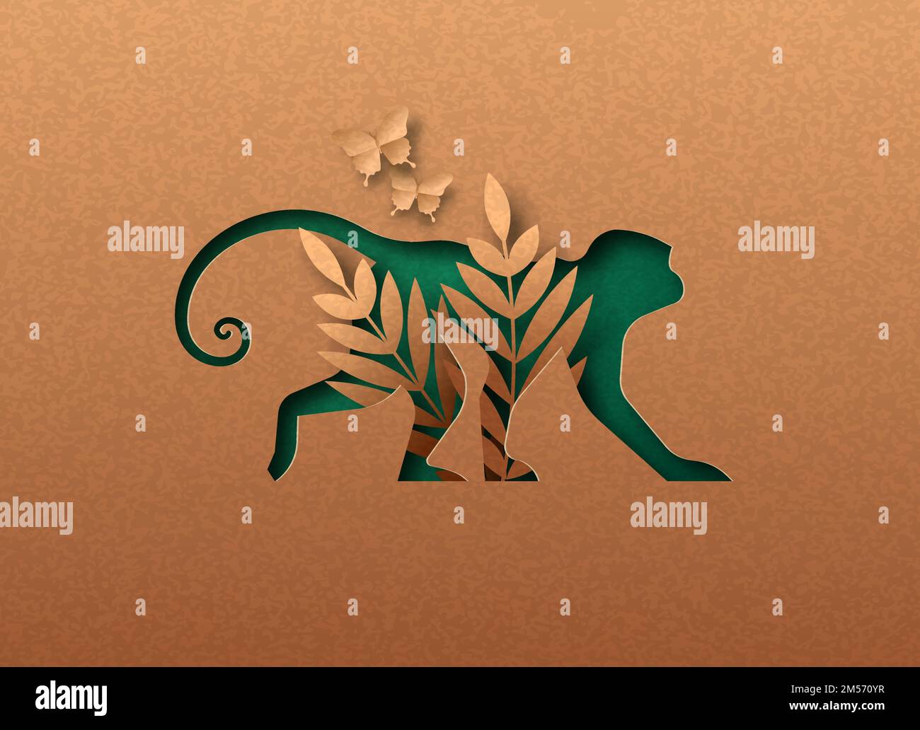 Artenvielfalt der primaten Stock-Vektorgrafiken kaufen - Alamy