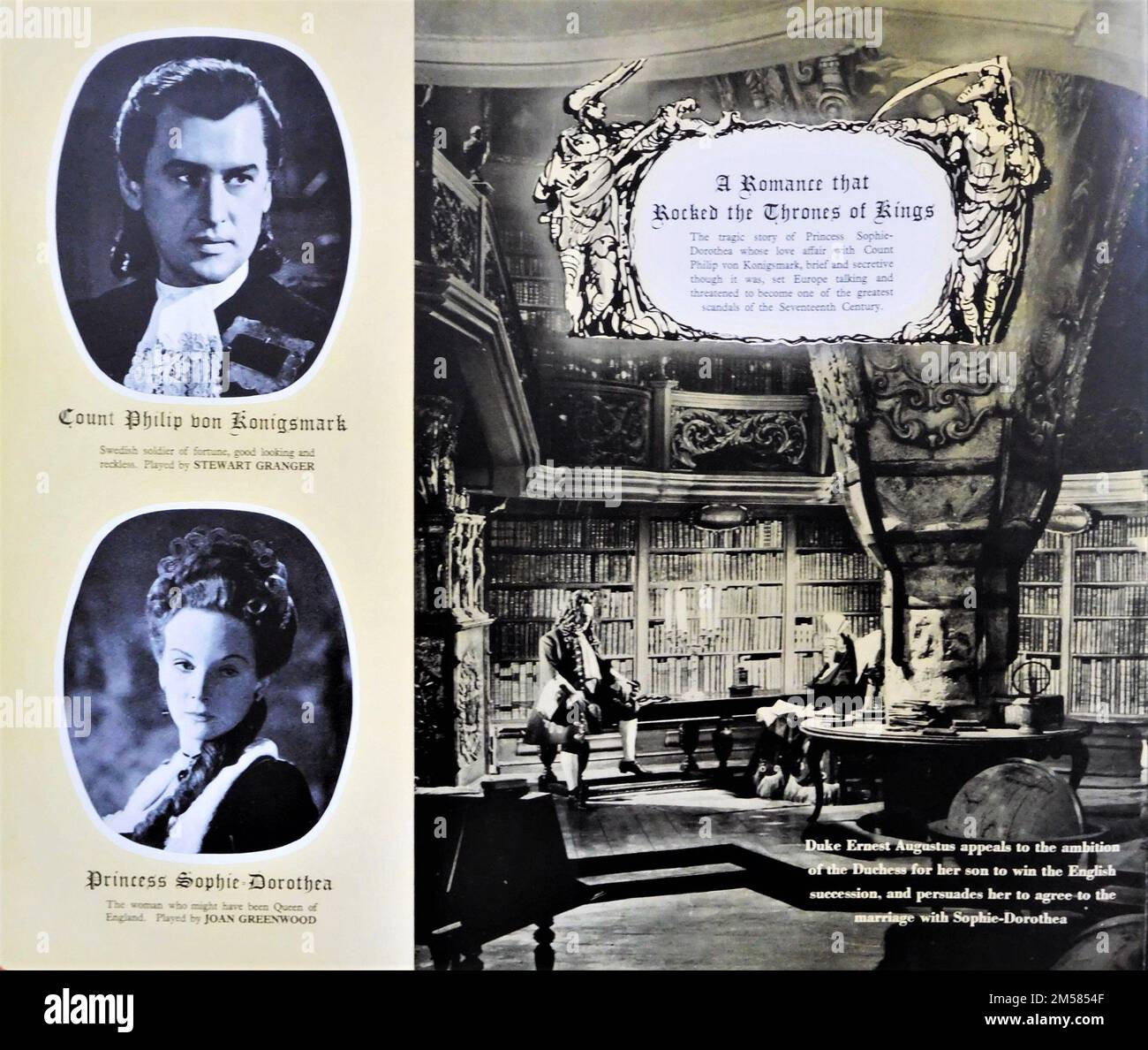 STEWART GRANGER und JOAN GREENWOOD in SARABAND FÜR TOTE LIEBHABER 1948 ...