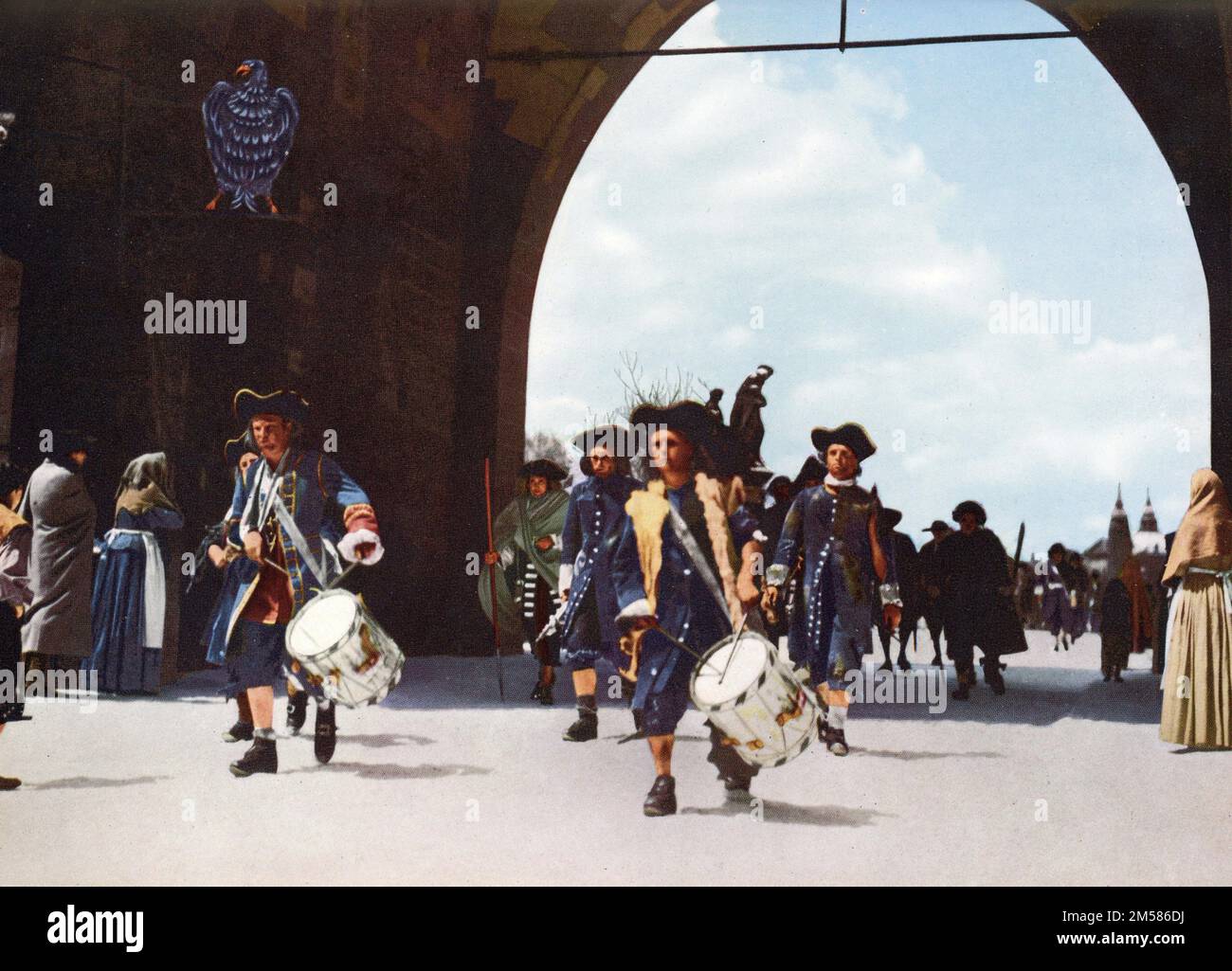 Die Szene wurde in Prag gedreht. Tschechoslowakei für STEWART GRANGER ...