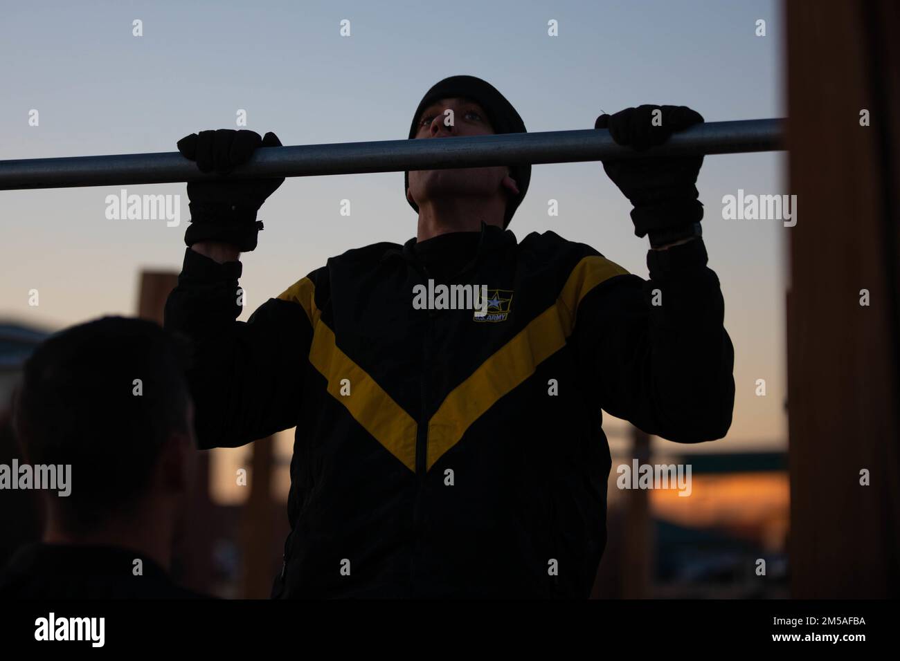 EIN US-AMERIKANISCHER Army Soldier, der 4. Infanteriedivision ...