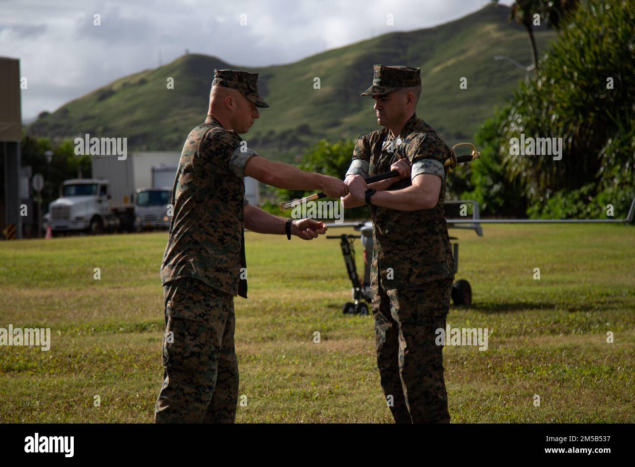 The commanding officer for marine corps base hawaii -Fotos und ...