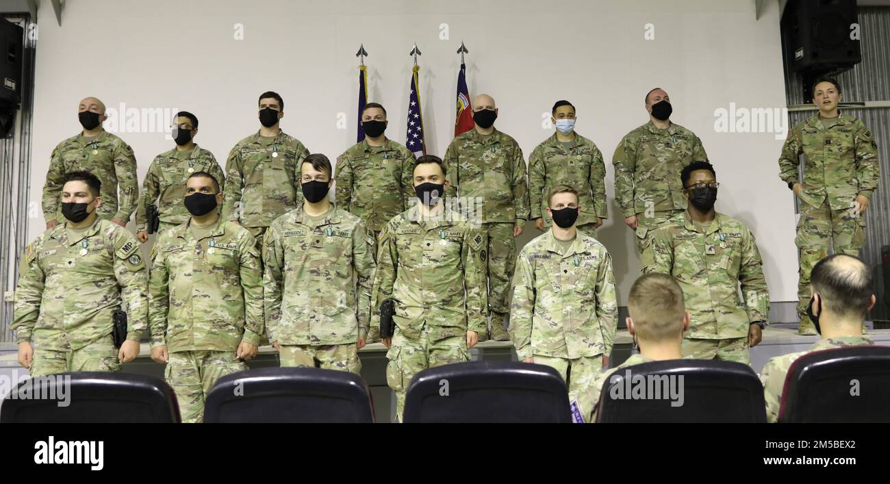USA Soldaten der Task Force Alpine, Regional Command - East, werden bei ...