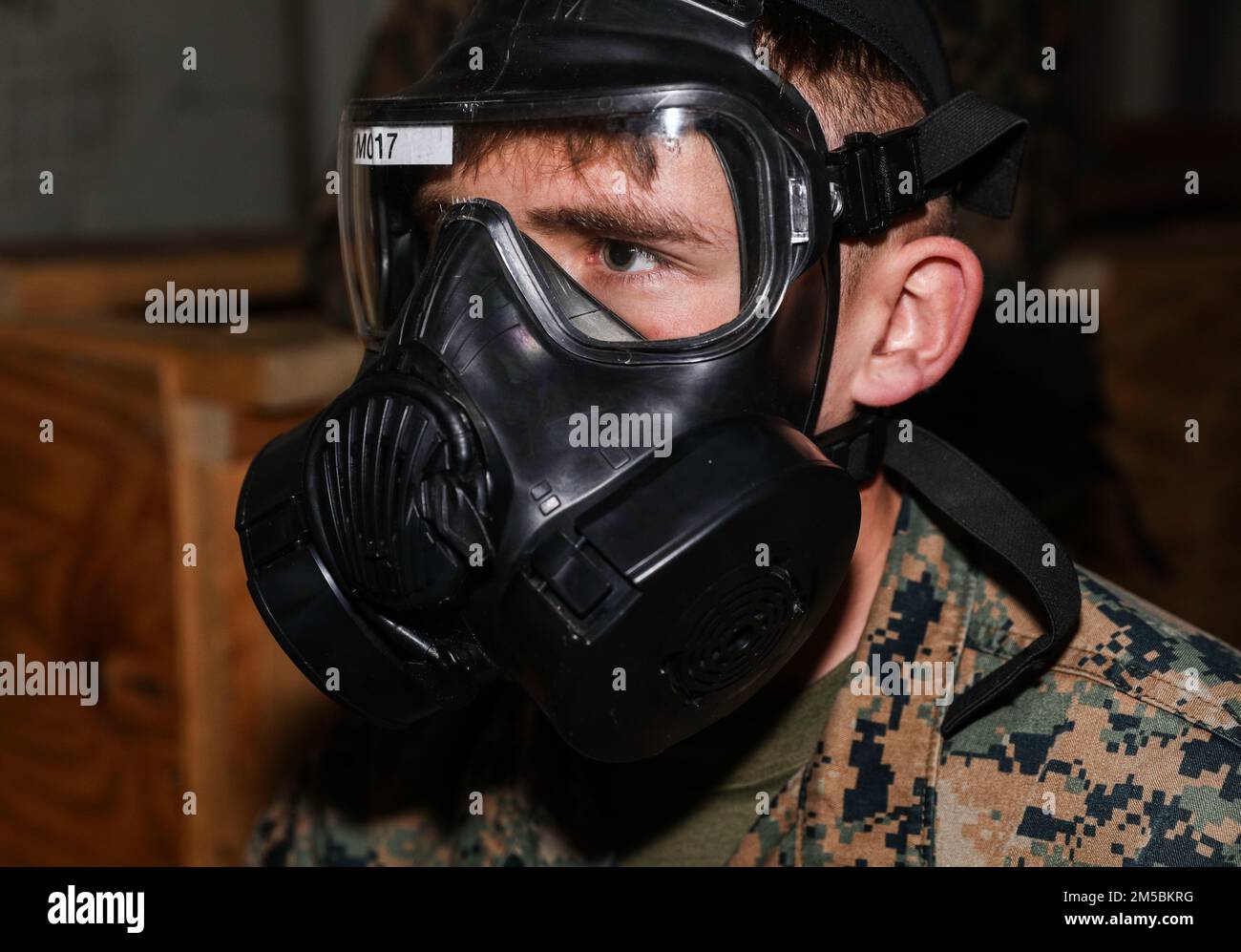 Studenten der Marine Security Guard (MSG) der Marine Corps Embassy ...