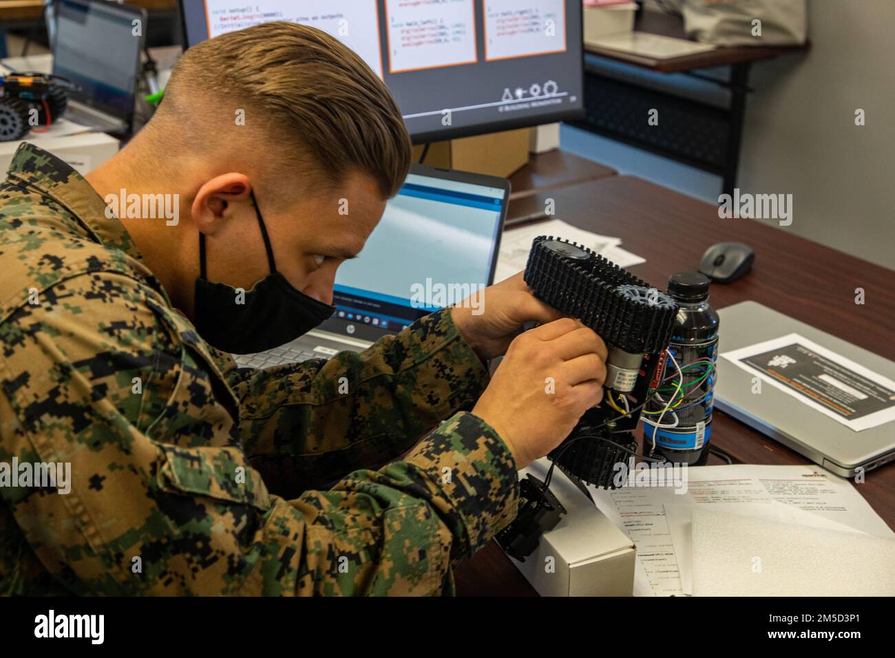USA Marine Corps CPL. Cameron Pond, ein Special Purpose Marine Air ...
