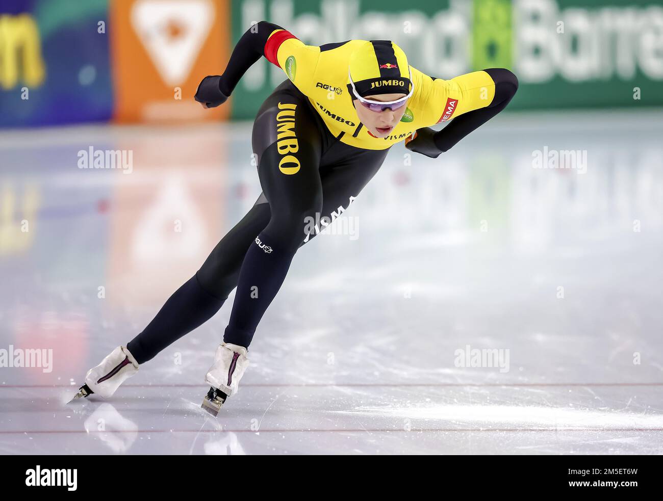 HERENVEEN - Jutta Leerdam in Aktion auf den 500 Metern am zweiten Tag ...