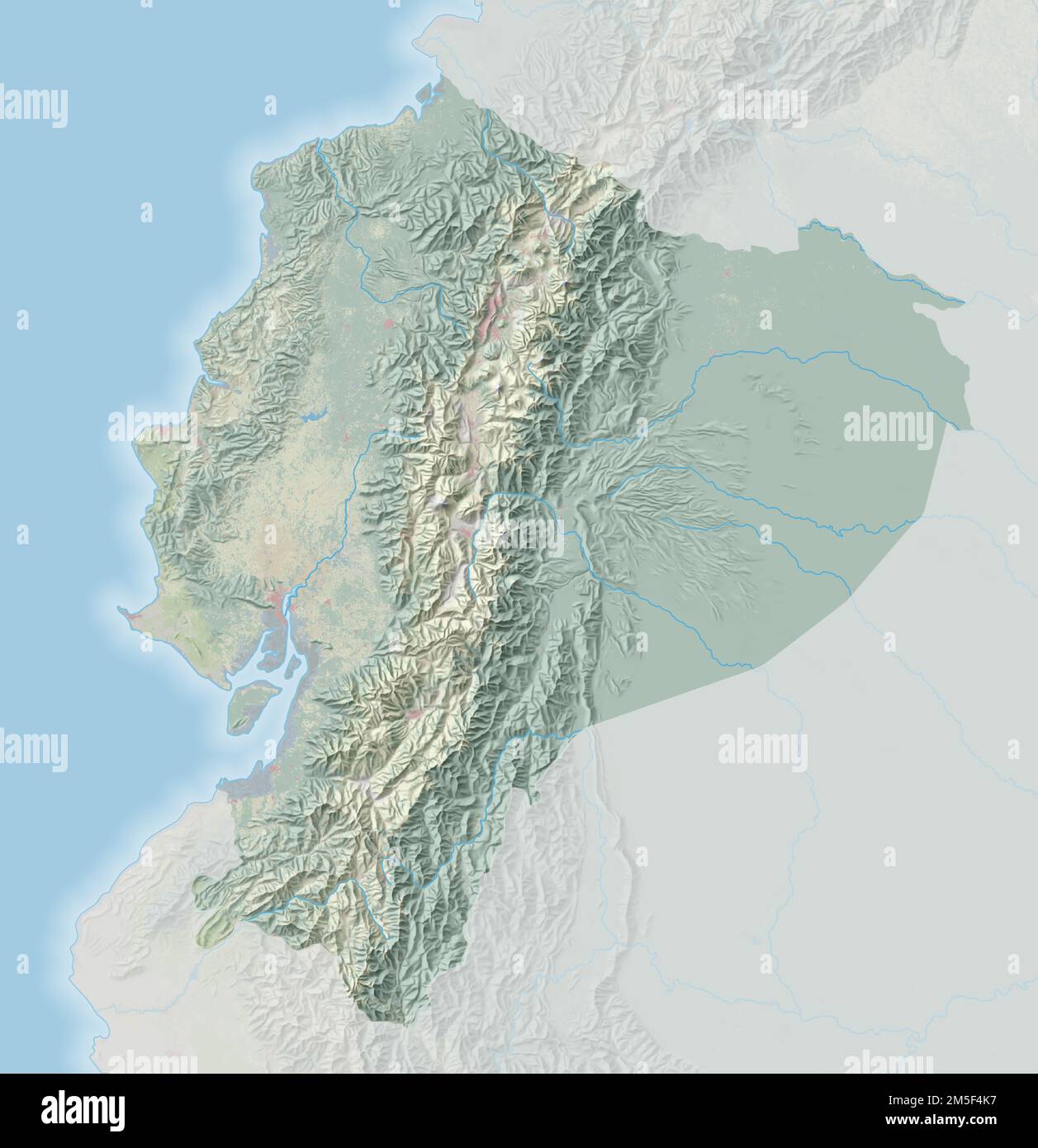 Ecuador relief map -Fotos und -Bildmaterial in hoher Auflösung – Alamy