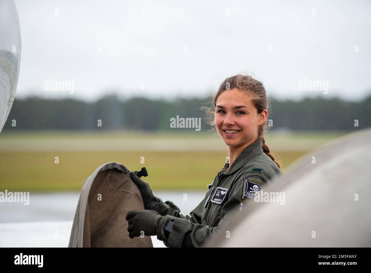 USA Air Force 1. LT. Jordan Routt, ein 71. Flying Training Wing T-1 ...
