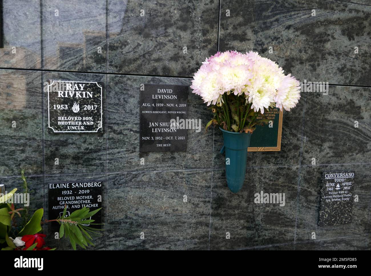 Los Angeles, Kalifornien, USA 22. Dezember 2022 das Grab der ...