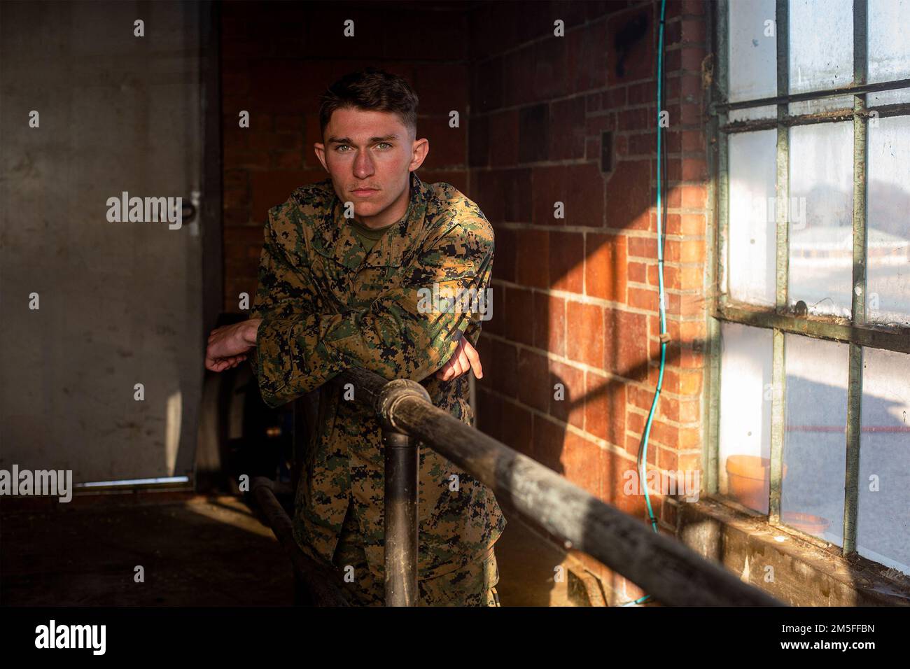 USA Caden Phillips, 19, aus Murray, Kentucky, ist ein Kampfvideograf ...