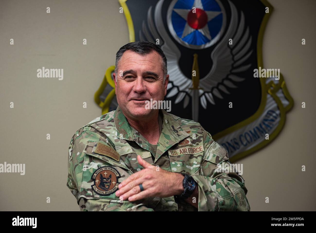 USA Generalmajor der Luftwaffe Eric Hill, stellvertretender ...