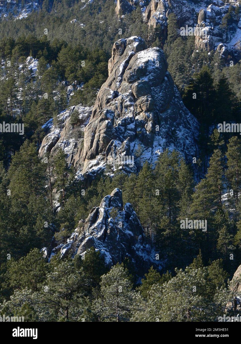 Peter Norbeck Scenic Byway - Schneemobil Monolith. Mehr eisblauer ...