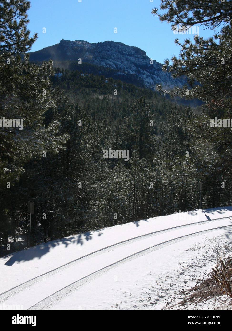 Peter Norbeck Scenic Byway - Winterlandschaft. Die ordentliche ...