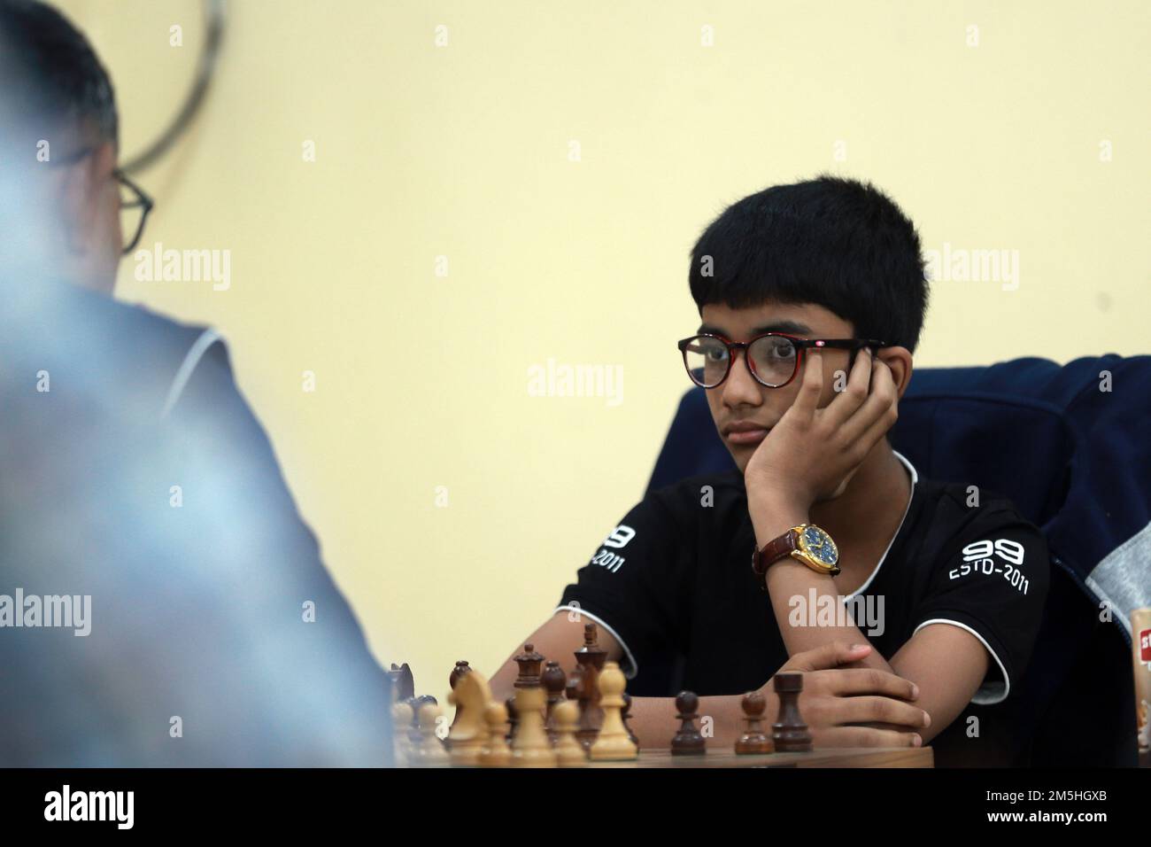 Kandidat Meister Manon Reja Neer nimmt an der Bangabandhu 47. National Chess Championship Teil ...