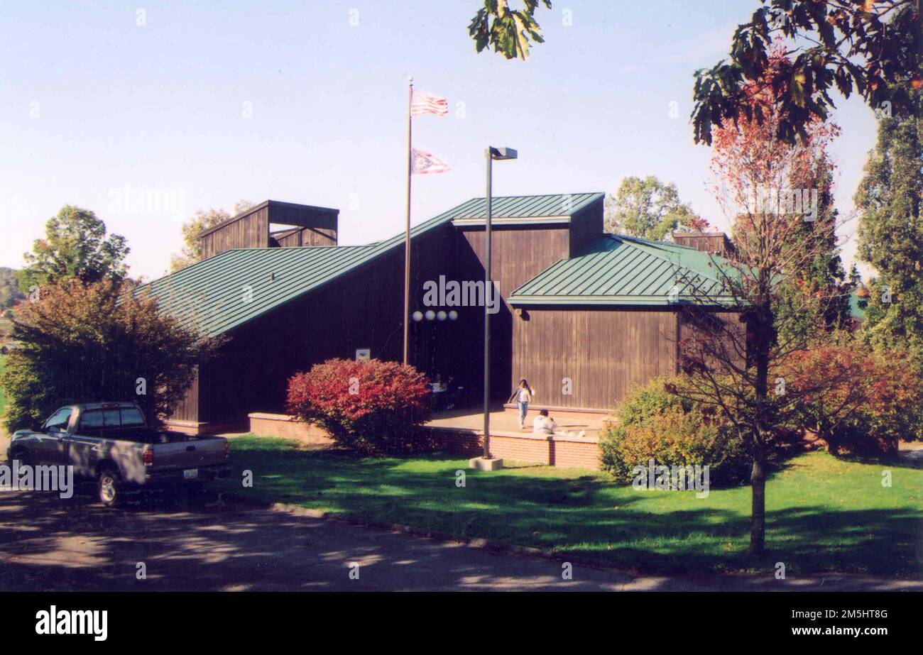 Historische Nationalstraße - Das Zane Grey Museum. Es ist ein sonniger ...