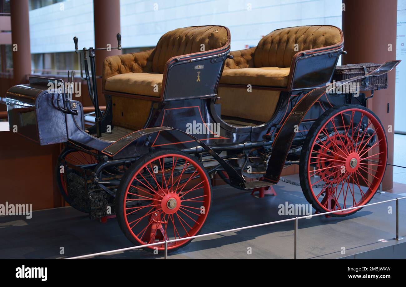 Peugeot Phaeton, 1898. Audincourt, Frankreich, 1899. Peugeot-Auto, 10 ...