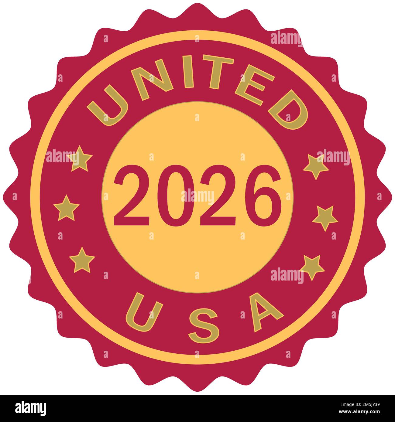 United 2026 Fußball-Meisterschaft USA farbenfrohes, abgestuftes ...