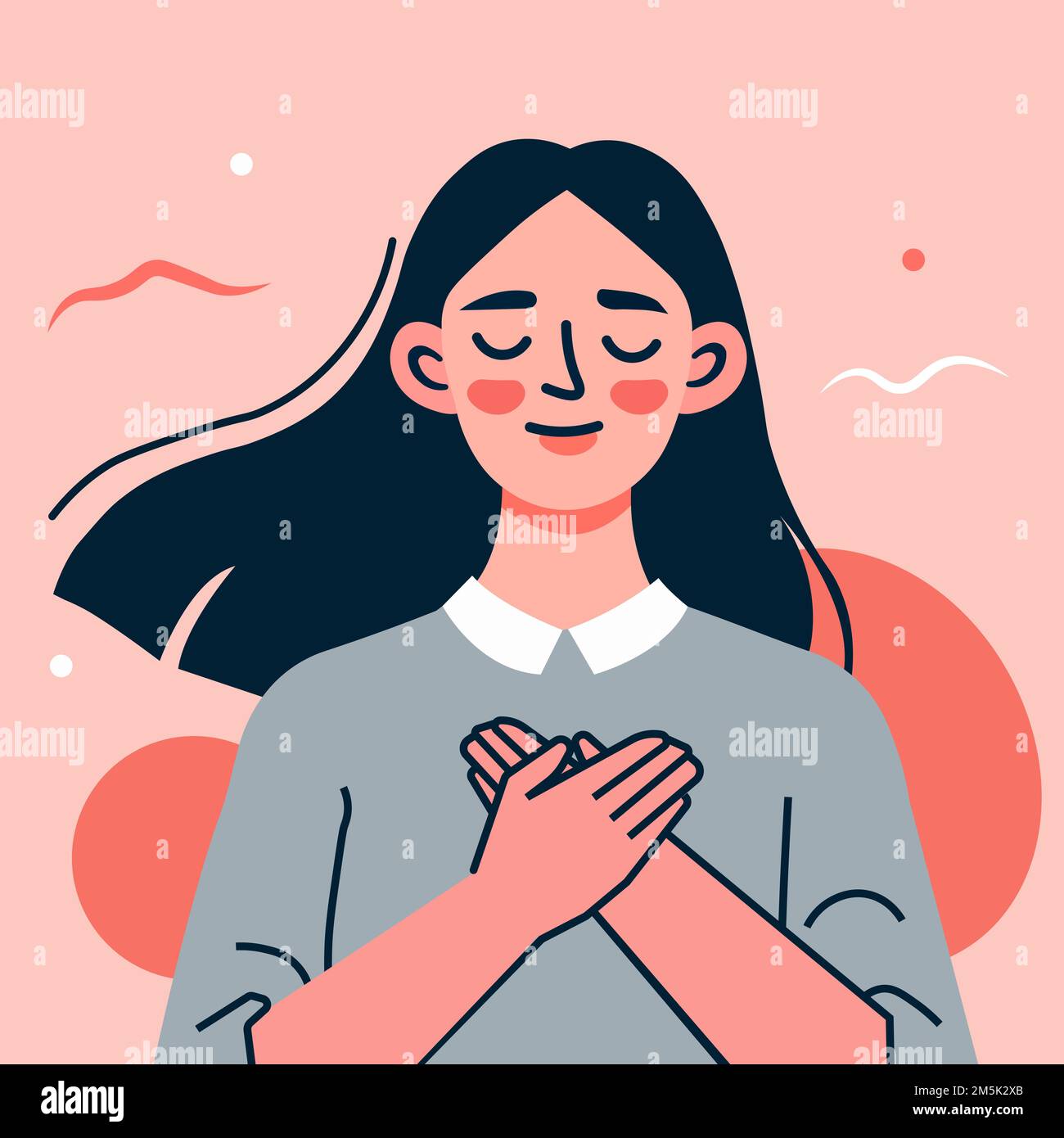 Zärtlichkeit dankbar Stock-Vektorgrafiken kaufen - Alamy