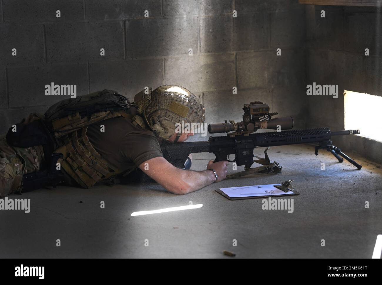 Ein Konkurrent des United States Army Special Operations Command ...