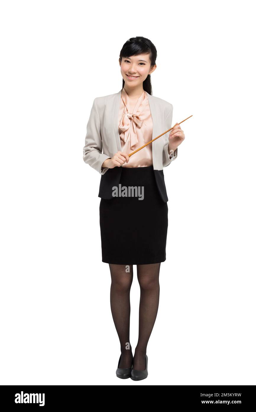 Junge lehrerin Ausgeschnittene Stockfotos und -bilder - Alamy