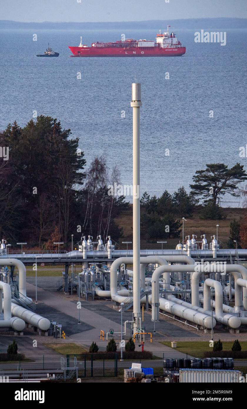 30 Dezember 2022 Mecklenburg Vorpommern Lubmin Der Lng Shuttle