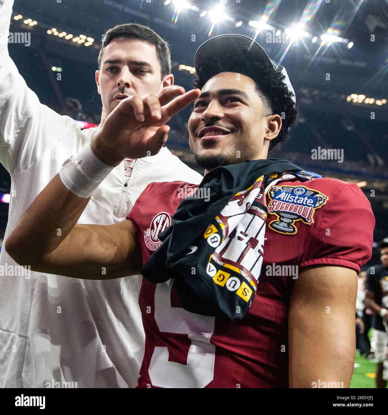Dezember 31 2022 New Orleans LA USA Alabama Quarterback Bryce Young (9 ...