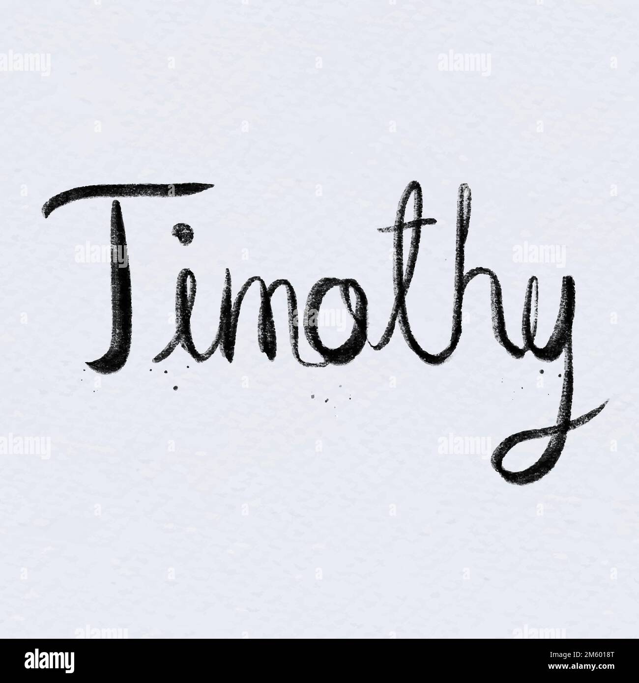 Typografie timothy Stock-Vektorgrafiken kaufen - Alamy