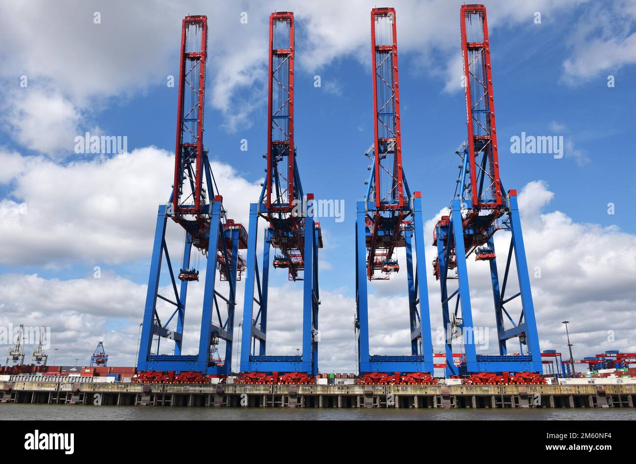 Containerkran, Containerkran, Hamburger Hafen, Eurogate, Deutschland ...