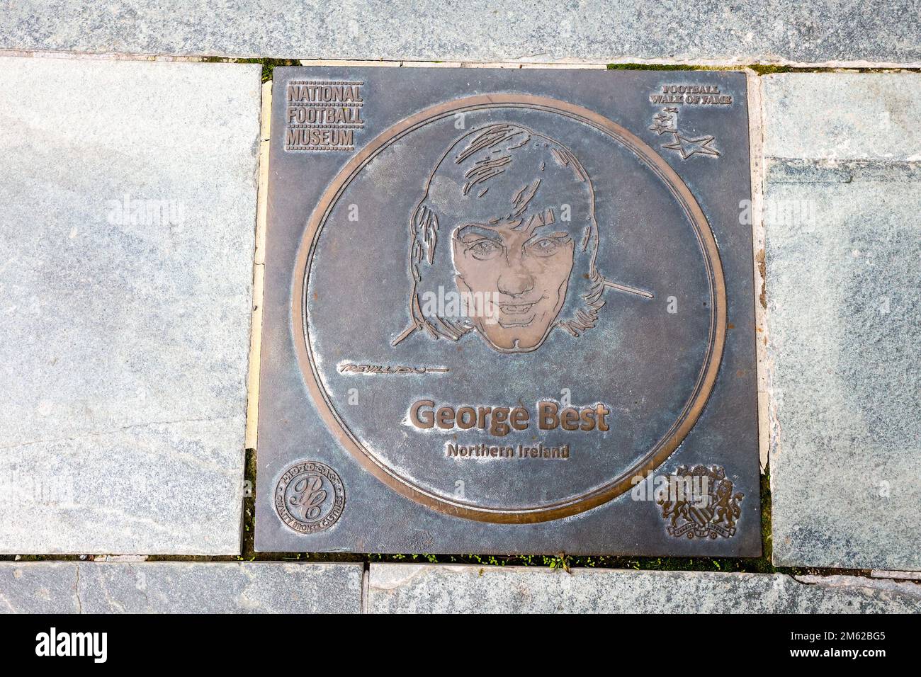 George Best,Plaque,Walk of Fame,außen,Fassade,ikonisch,Architektur,of ...