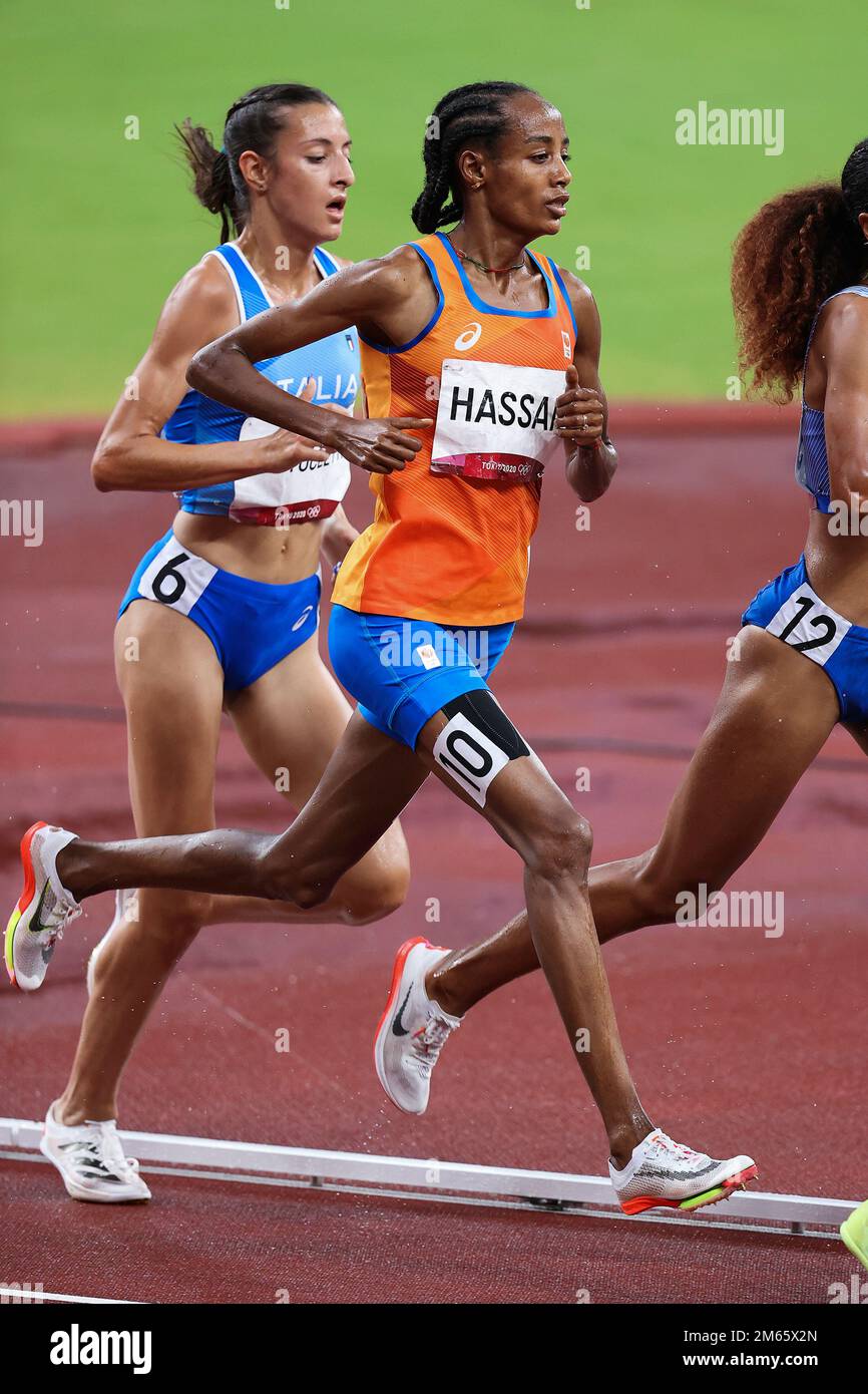 Der Olympiasieger Sifan Hassan (NED) gewinnt bei den Olympischen ...