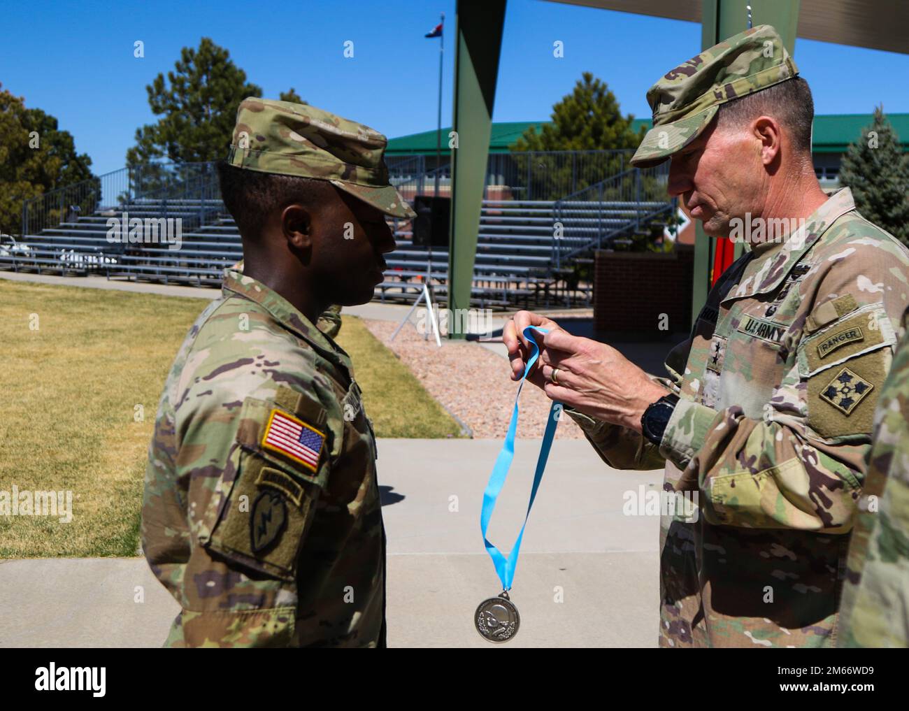 Generalmajor David Hodne, kommandierender General, 4. Infanterie ...