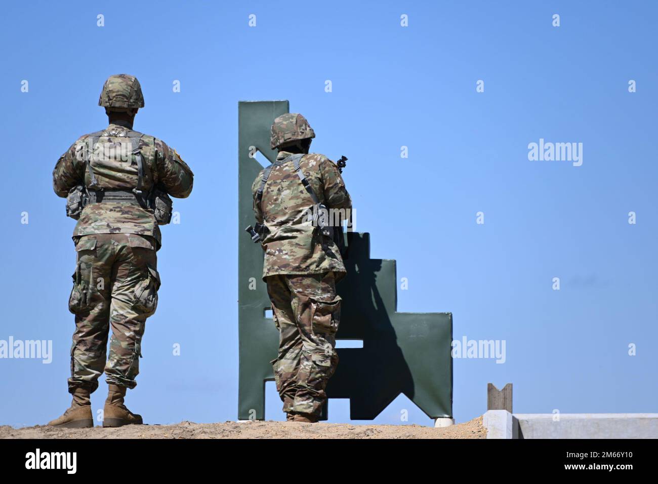 Das 250. BSB (Brigade Support Battalion) ist im Fort Dix Range Complex ...