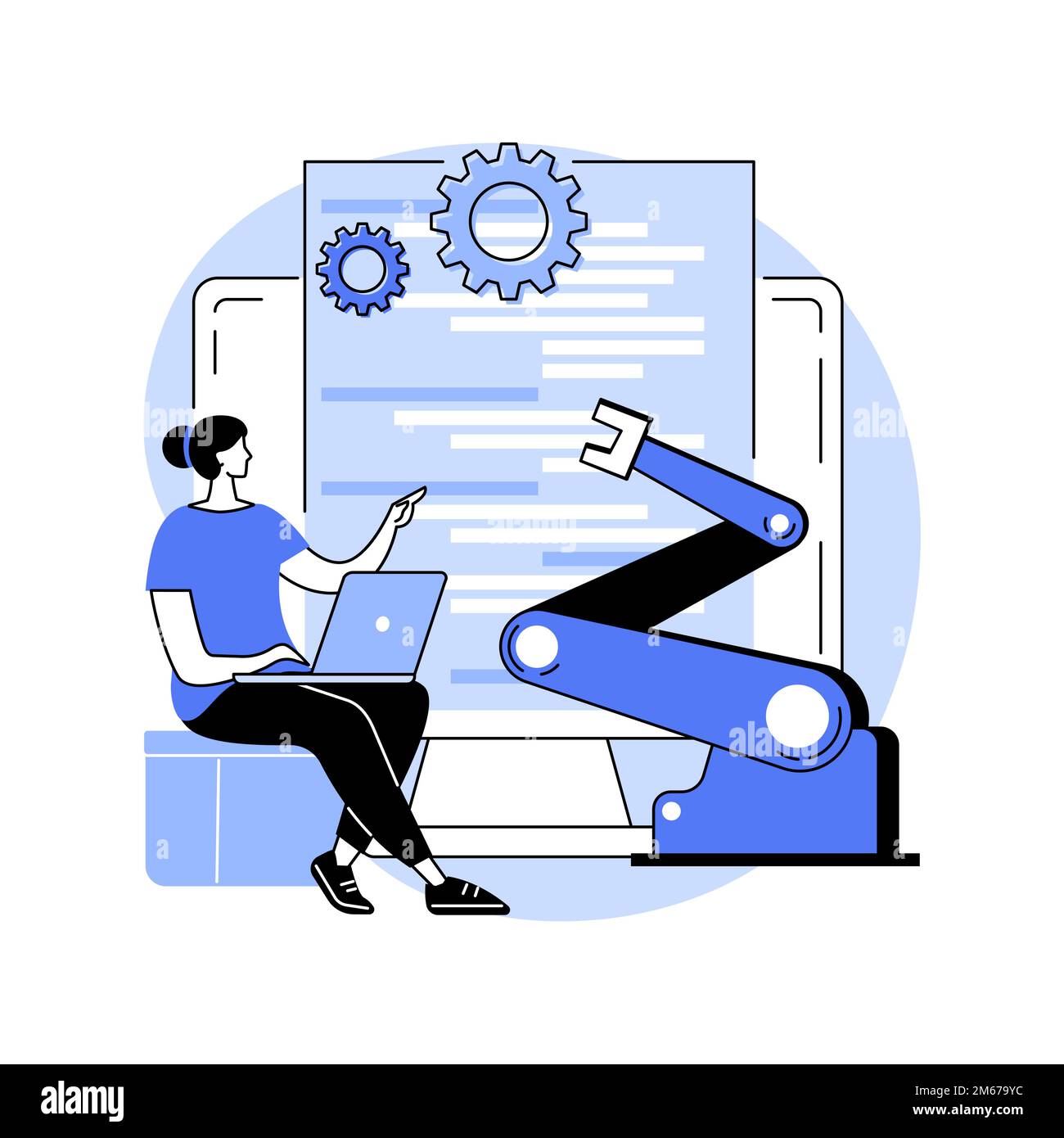 Robotik architektur Stock-Vektorgrafiken kaufen - Alamy