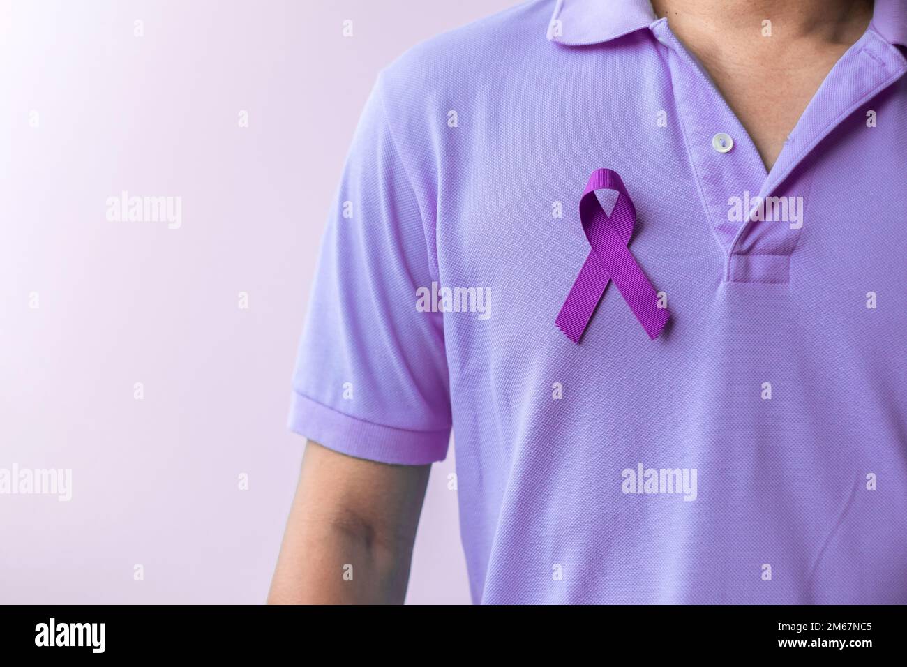 Lila Band für Krebstag, Lupus, Pankreas, Ösophagus, Hodenkrebs, Welt ...