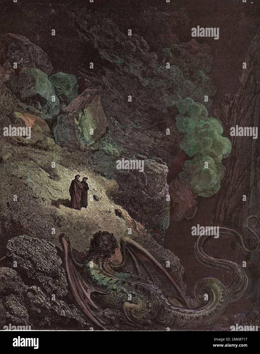 Die göttliche Komödie von Dante Alighieri , Inferno, Canto 17 : Geryon ...