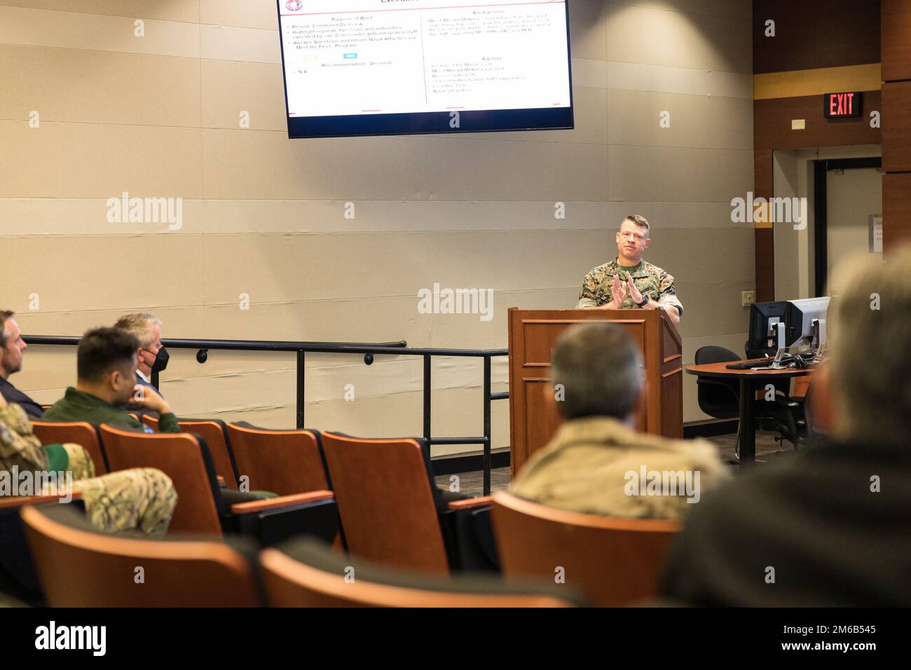USA Marinekorps Oberst Trevor Hall, stellvertretender Stabschef bei ...