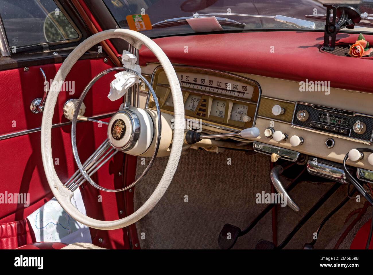 Vintage Borgward Isabella Coupe TS Cabriolet, Cabriolet, Kabine mit ...