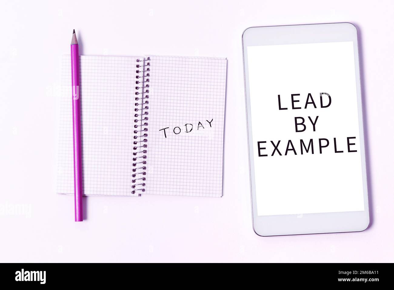 Schild mit Vorbildfunktion. Geschäftskonzept sei ein Mentor Leader ...
