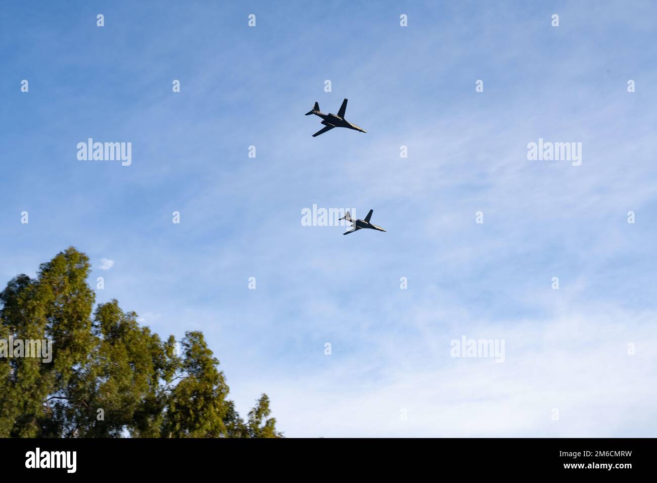 Zwei B-1B Lancers sind dem 7. Bomb Wing zugeteilt, Dyess AFB, Texas ...