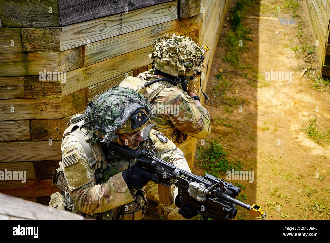 Screaming Eagles aus dem Bataillon 1., 506. Infanterie-Regiment „Red ...