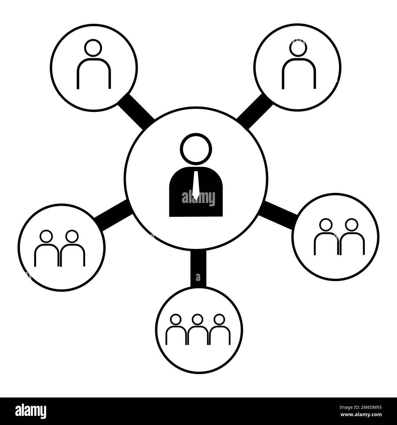 Teamwork meeting pictogram icon vector -Fotos und -Bildmaterial in ...