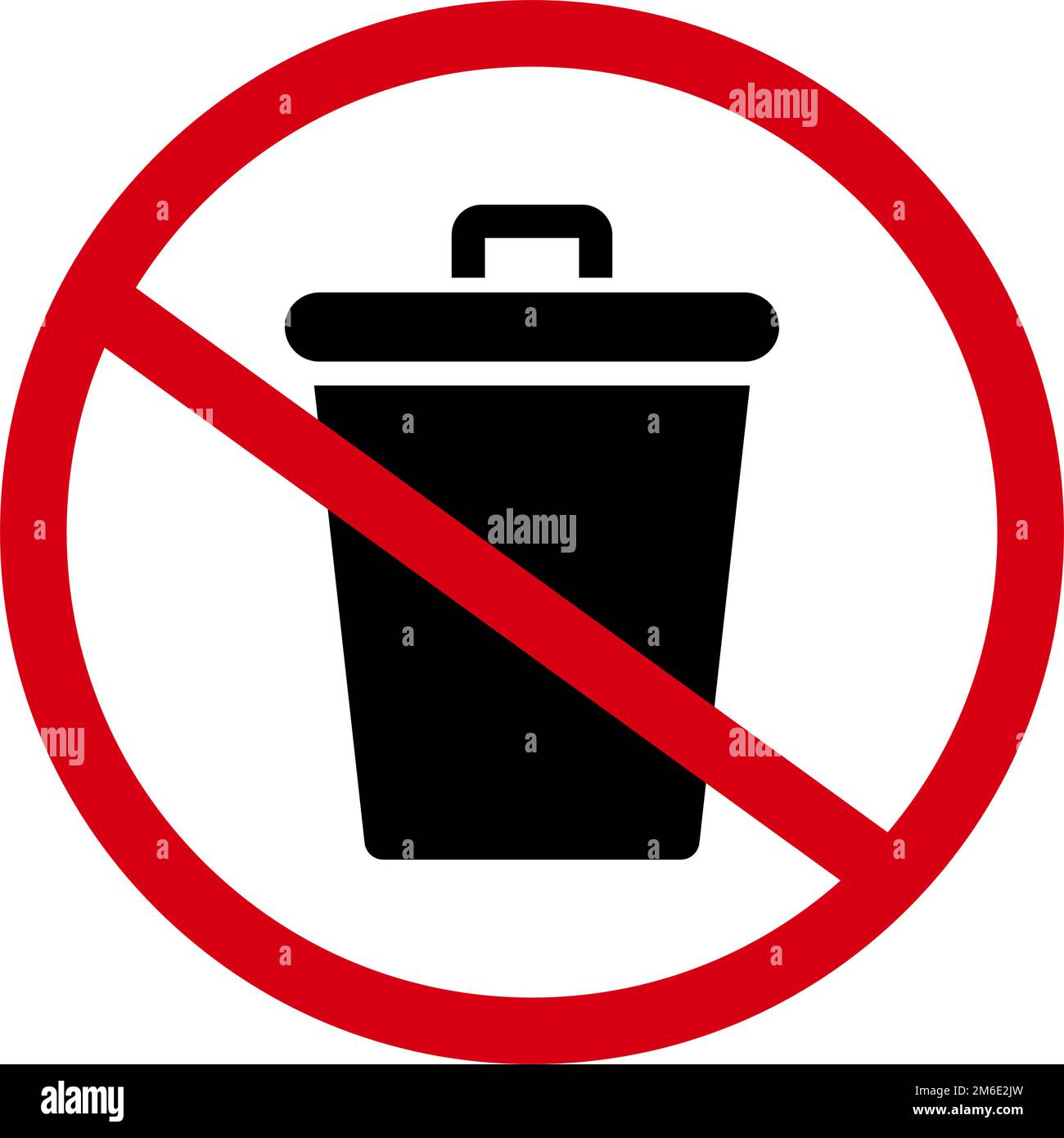 Kein abfall Stock-Vektorgrafiken kaufen - Alamy