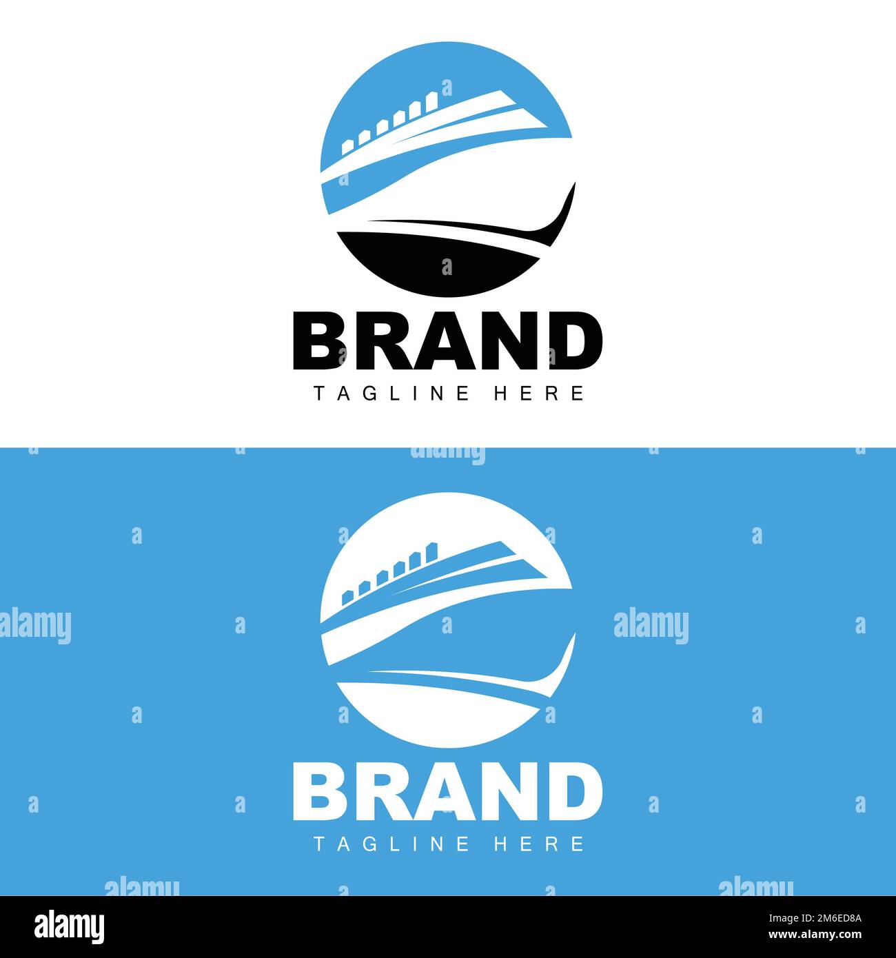 Schiffslogo, Ocean Transport Vector Und Kreuzfahrtschiff, Fracht ...