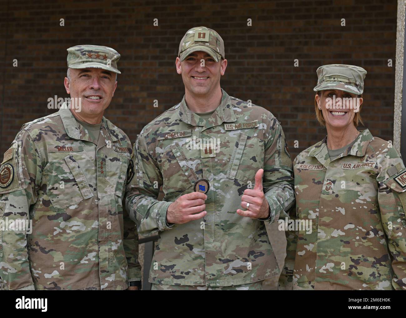 USA General der Luftwaffe, Generalleutnant Robert Miller; Chief Master ...