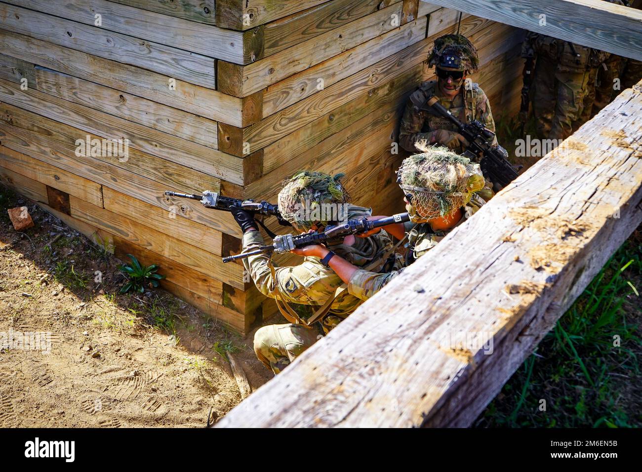 Screaming Eagles aus dem Bataillon 1., 506. Infanterie-Regiment „Red ...
