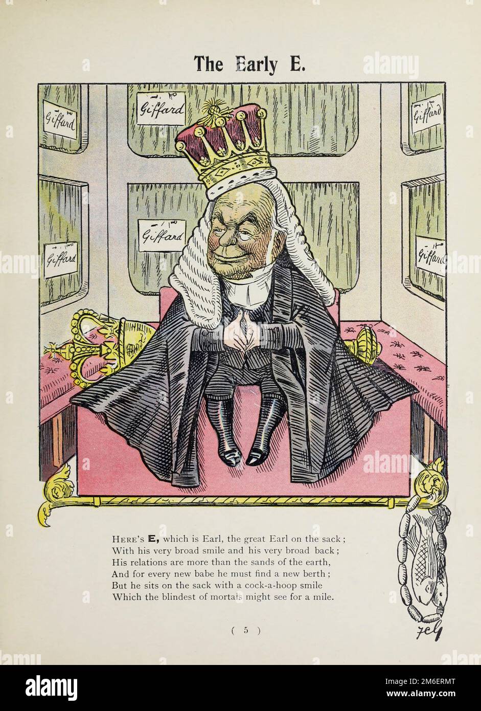 Hier ist E, Earl, der große Earl auf dem Sack, mit seinem breiten ...