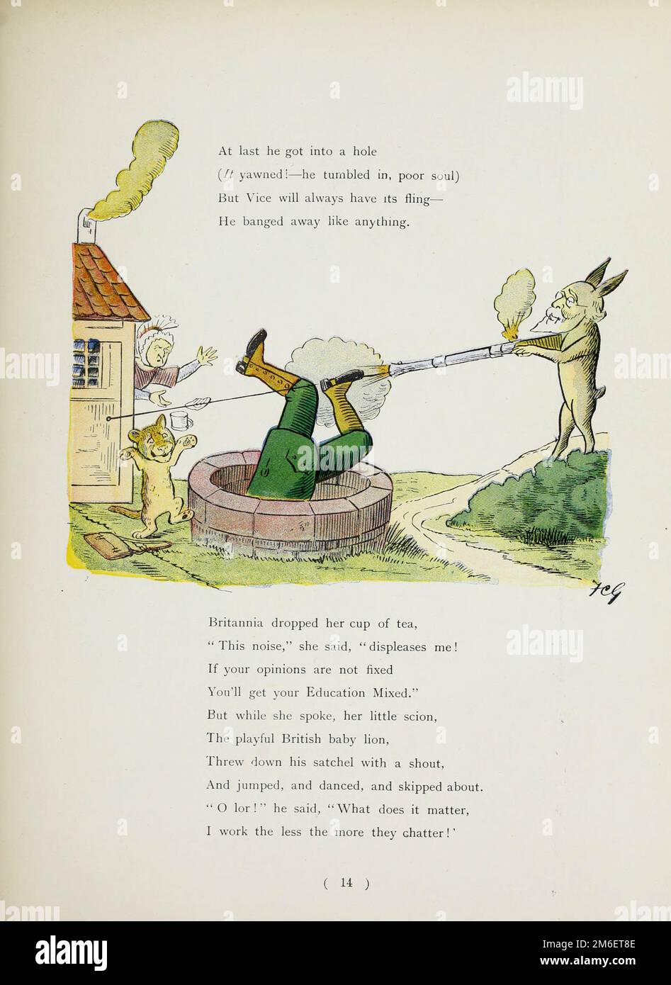 The Story of the Duke and the Bunnygorst aus dem satirischen Buch " The ...