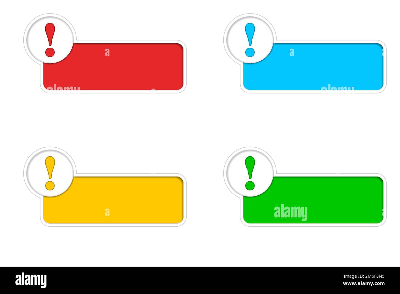 Exclamation point vector vectors -Fotos und -Bildmaterial in hoher Auflösung – Alamy