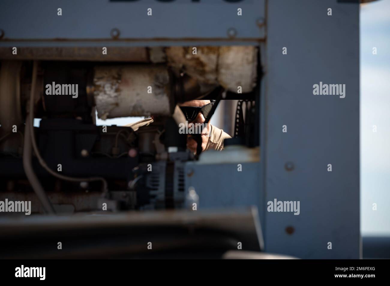 USA Air Force Tech. Sgt. Joshua Ball, 325. Wartungs-Geschwader, Leiter ...